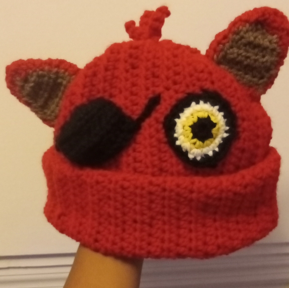 Accessories | Crochet Foxy Hat From Five Nights At Freddys | Poshmark